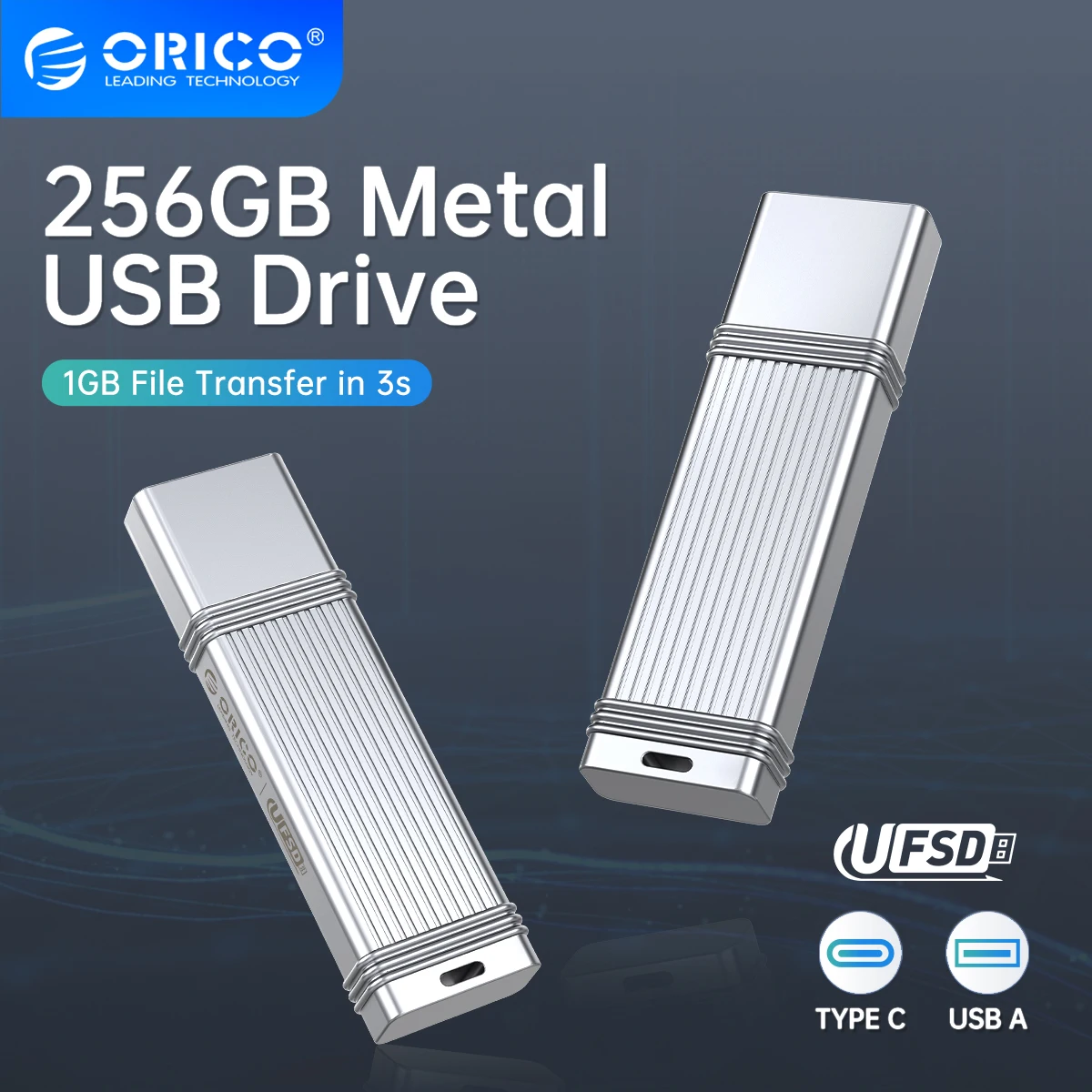 Orico Ufsd Metal Flash Usb Flash Drive 405mb/s Pen Drive 512gb 256gb 128gb 64gb Usb Stick Type C ...