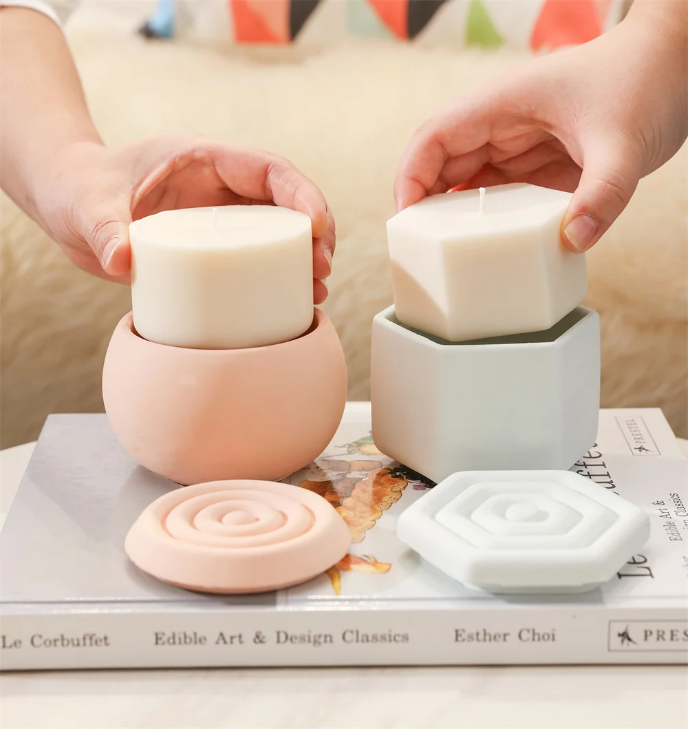 Molde-de-silicona-de-hormig-n-de-tarro-de-vela-de-la-serie-Nicole ...