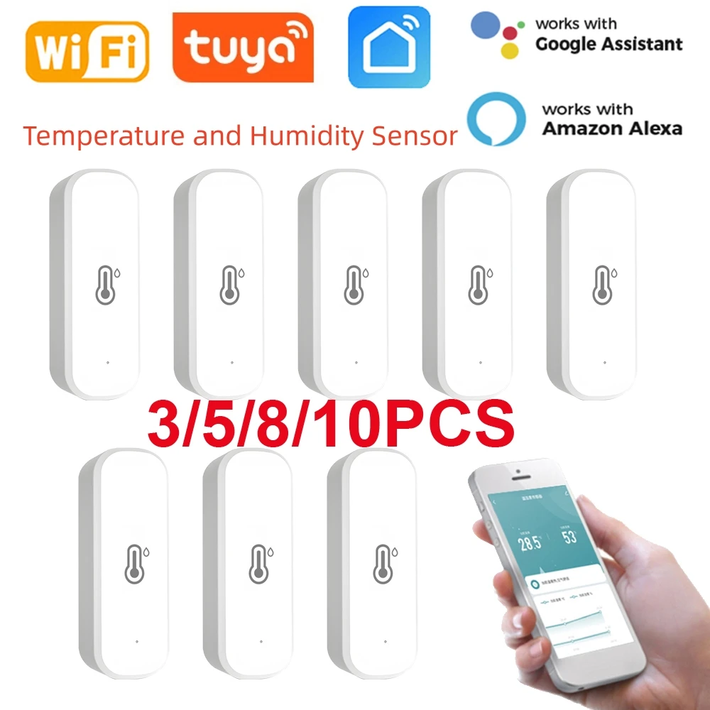 Wifi-Tuya-Smart-Temperature-And-Humidity-Sensor-Smart-Home-Thermometer ...