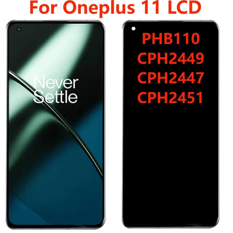 For-OnePlus-11-LCD-Display-With-Frame-Original-6-7-AMOLED-1-11-PHB110 ...