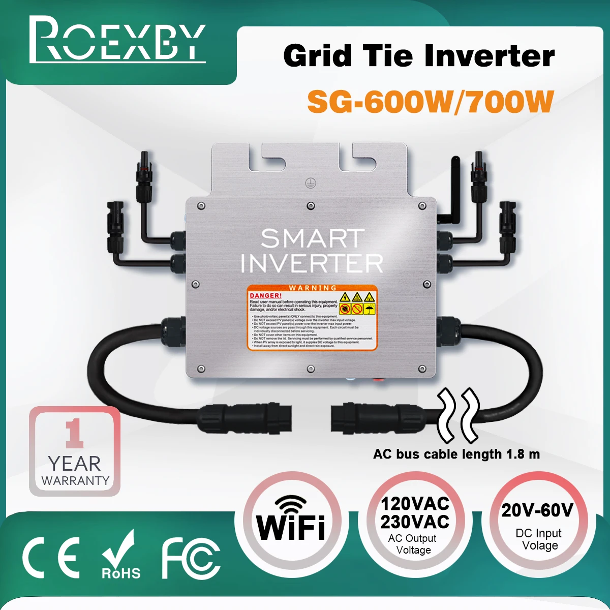 600W-700W-Solar-Grid-Tie-Micro-Inverter-Waterproof-Smart-MPPT-Stackable ...