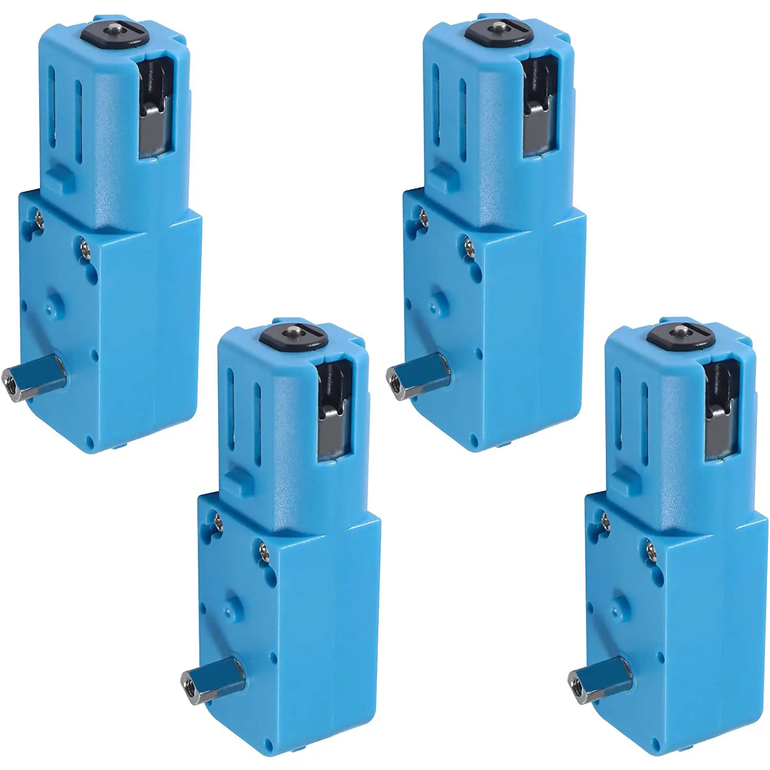 4Pcs TT DC 3V-6V Metal Gear Motor Ratio 1:90 All Metal Speed Reducer ...