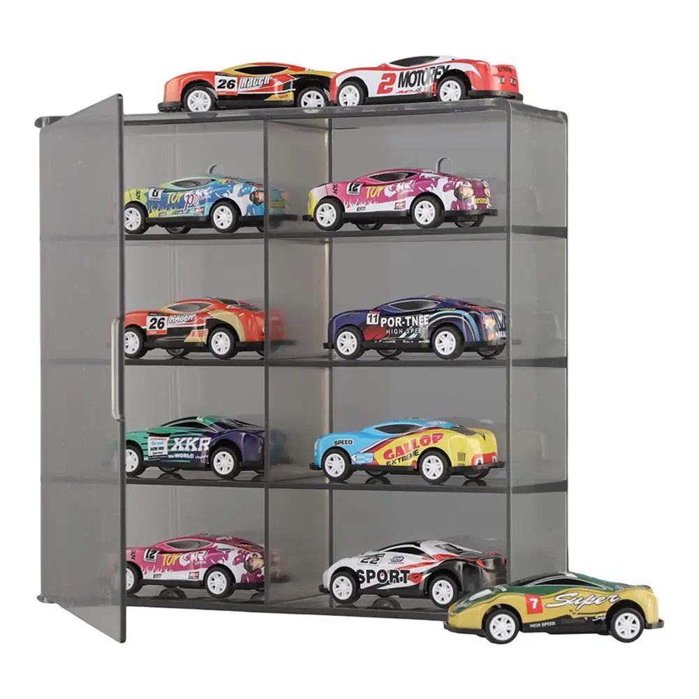 Toy-Car-Model-Display-Stand-8-Grid-1-64-Figure-Storage-Box-Display-Case ...