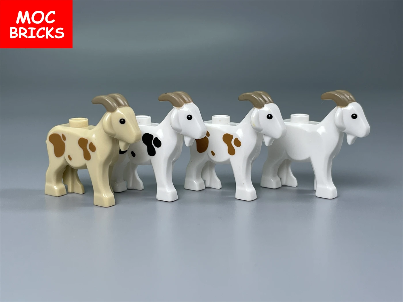 4pcs-MOC-Bricks-Animal-Goat-Sheep-Farm-Street-View-Accessories ...