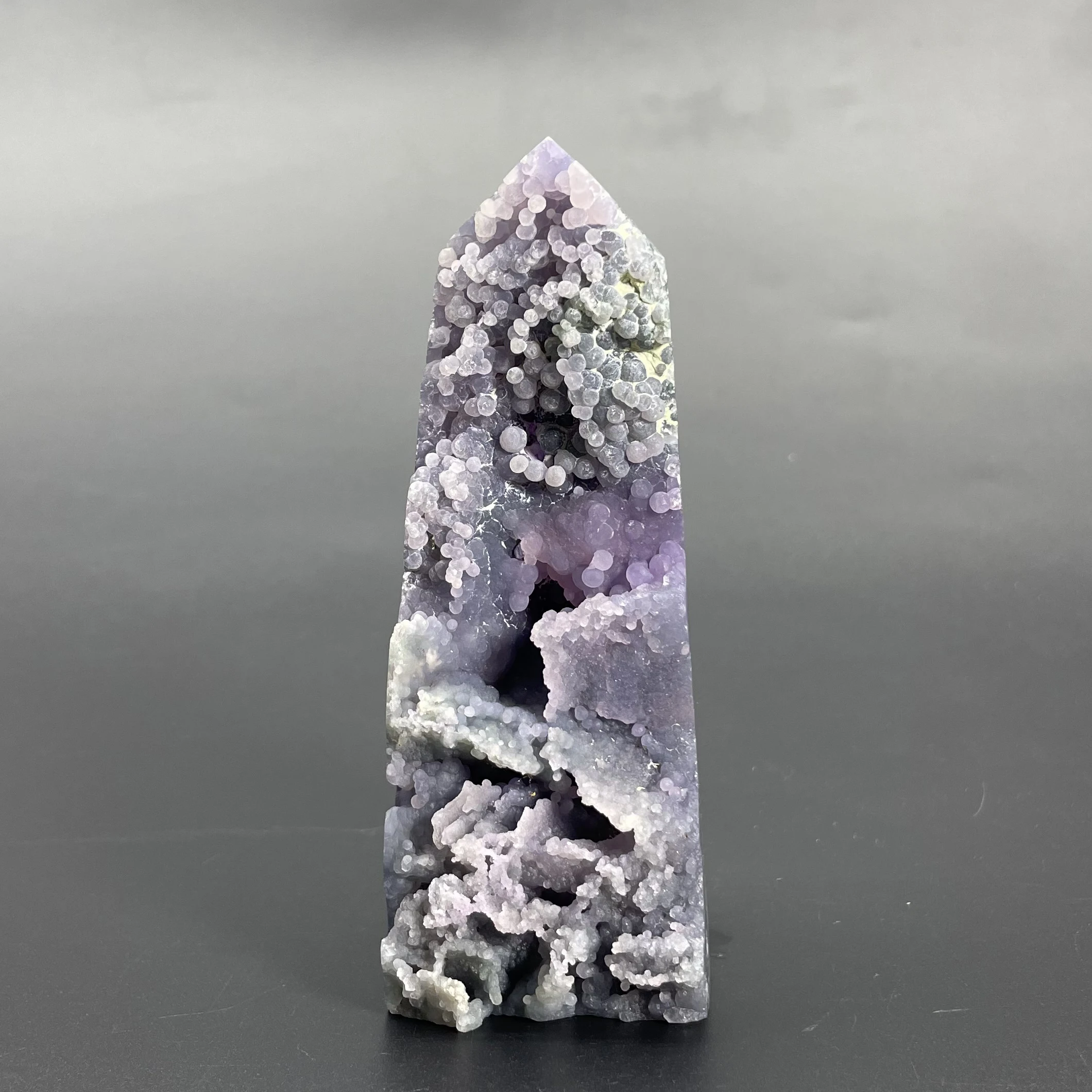 Natural Stone Grape Agate Tower Polished Crystal Wand Point Reiki ...