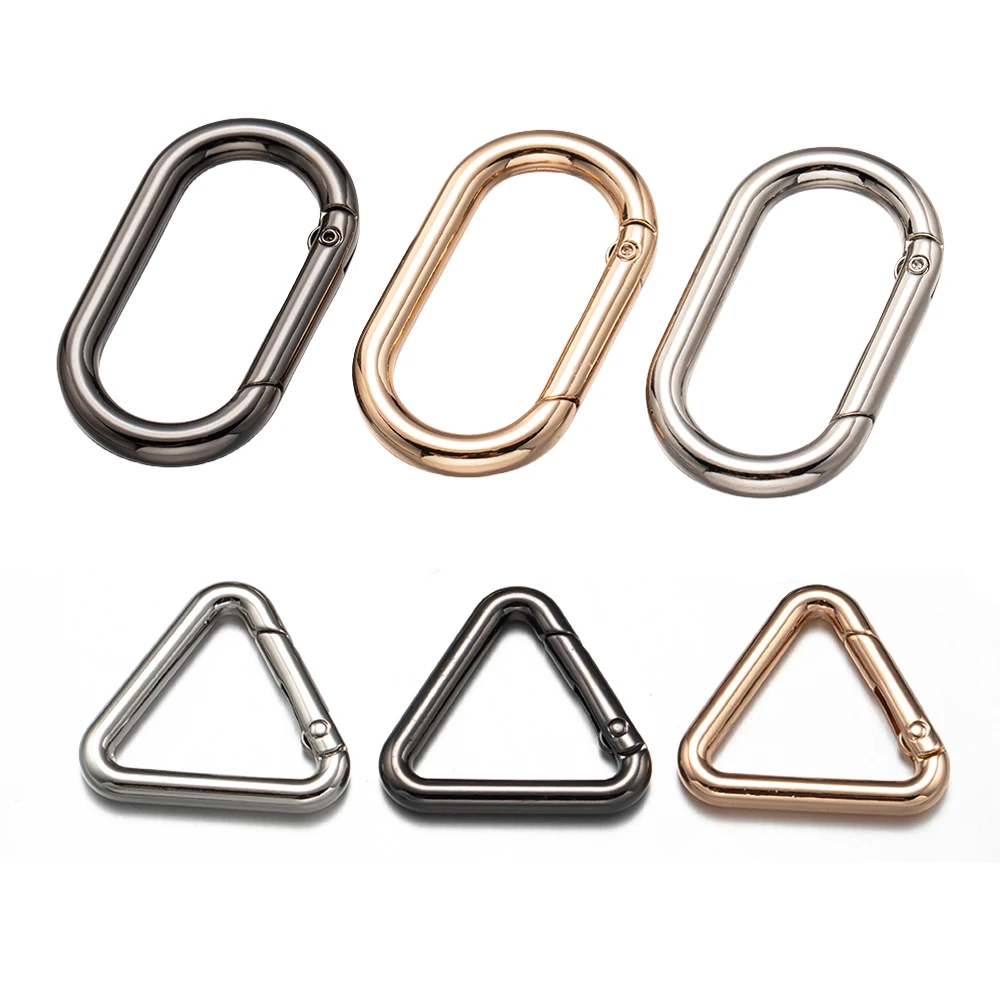 5Pcs-Lot-O-Ring-Clasp-Metal-Spring-Gate-Openable-Spring-Keyring ...