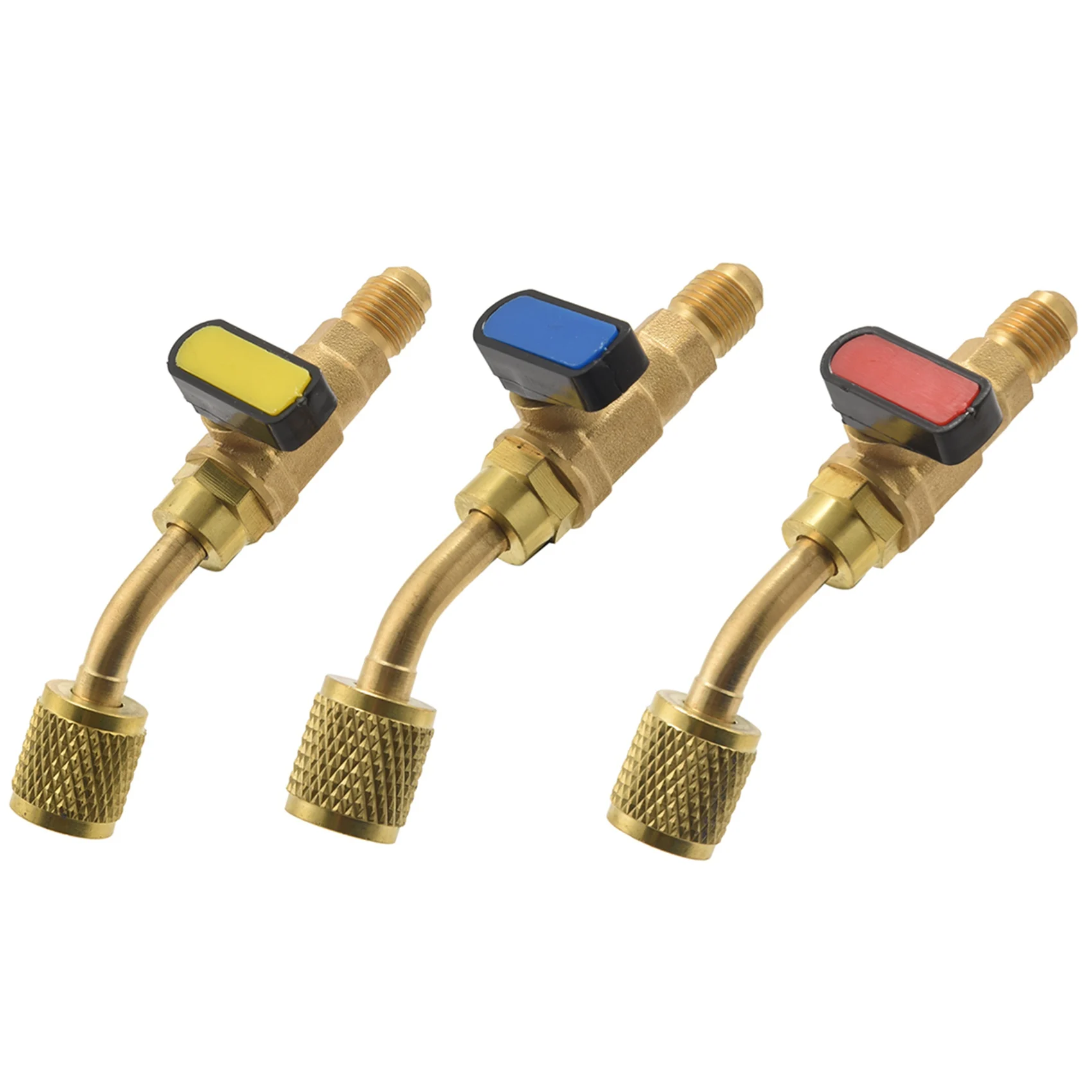 Angled-Compact-Ball-Valve-1-4-Inch-SAE-Air-Conditioning-Refrigerant ...