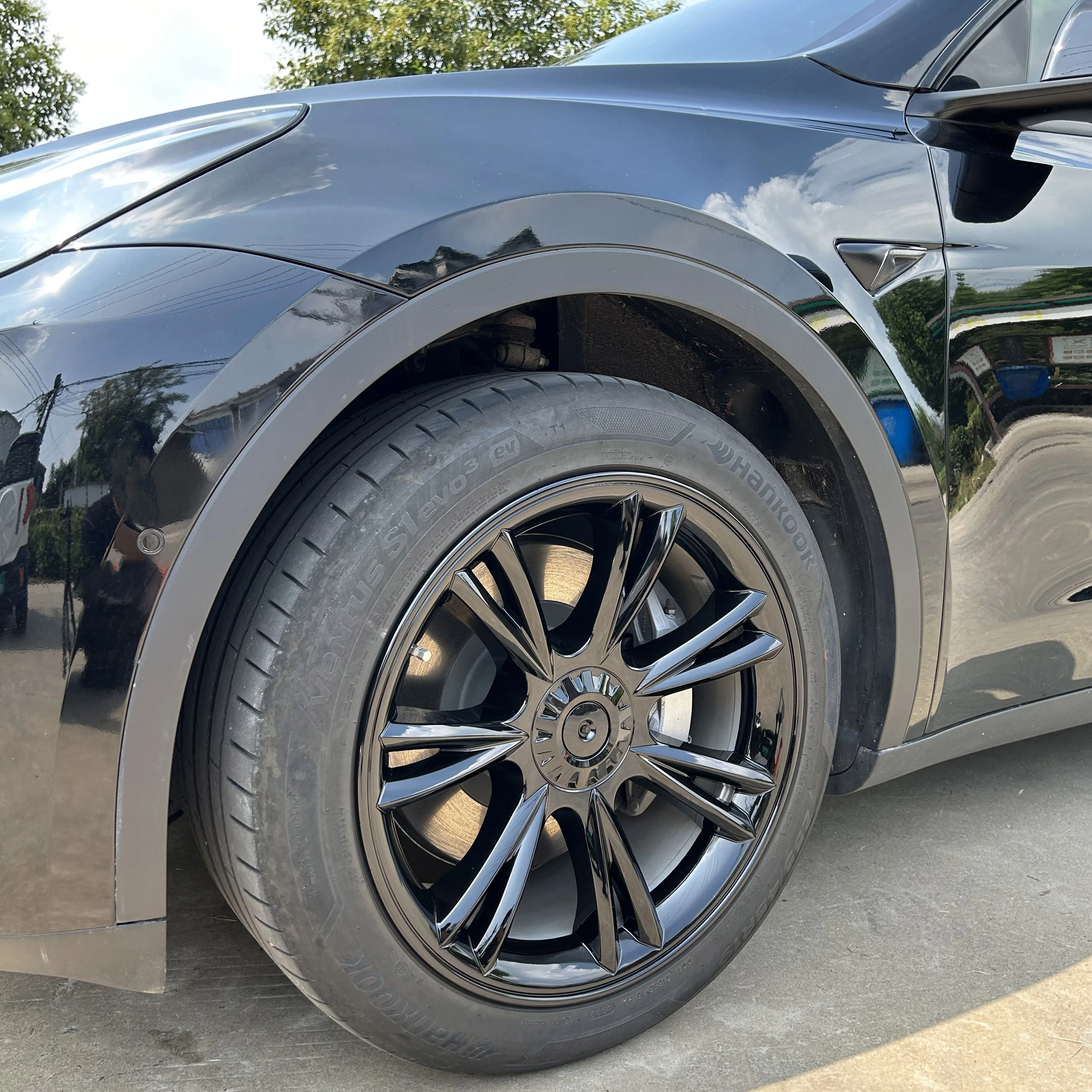 4PCS HubCap Car Replacement Performance Wheel Cap Automobile for Tesla ...