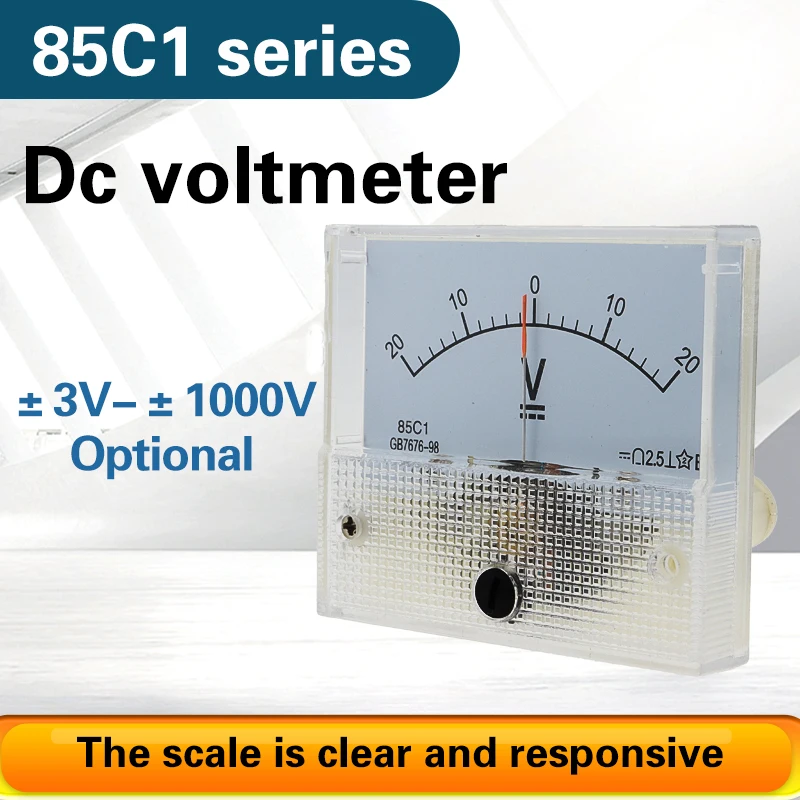 85C1-V-pointer-type-DC-positive-and-negative-voltmeter-optional ...