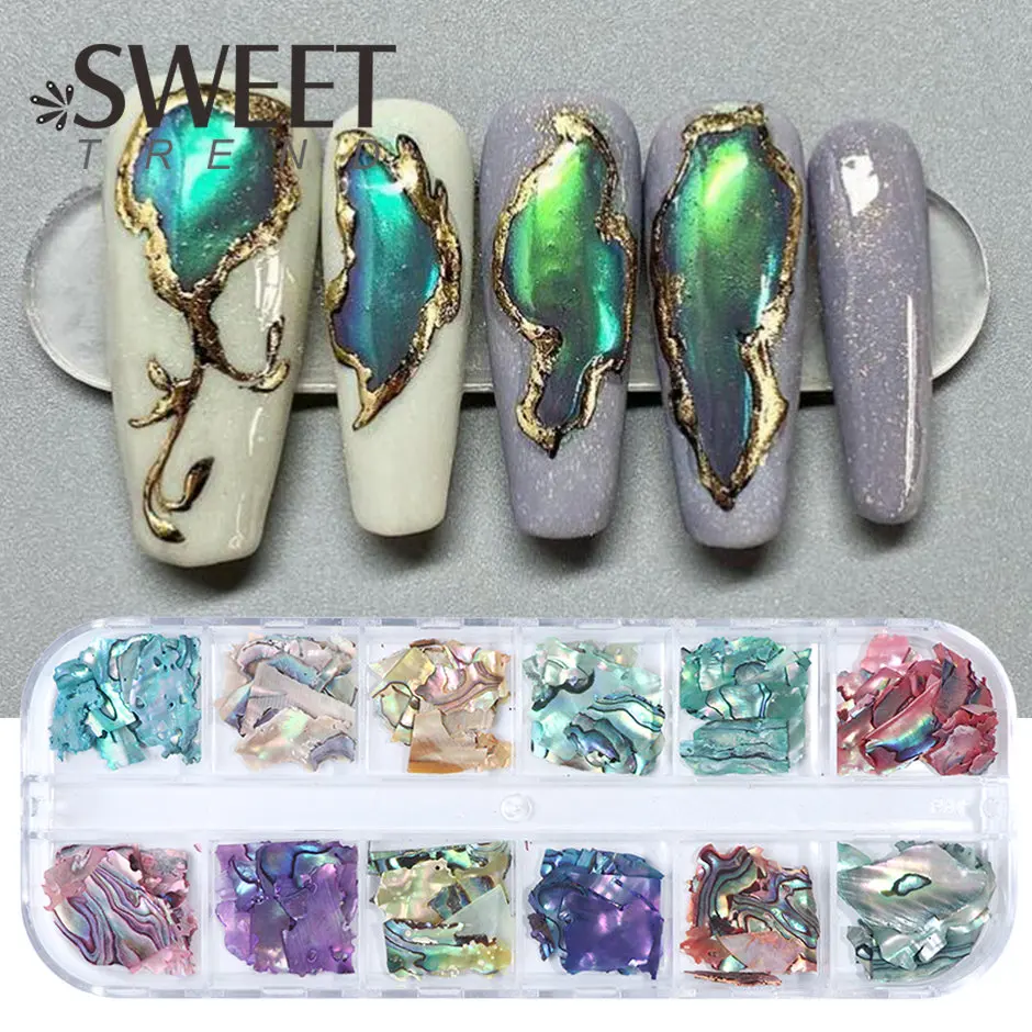 Nail-Sequins-Abalone-Sea-Shell-Stickers-Nail-Art-Decoration-Summer ...