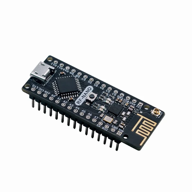 Rf-nano para Arduino Nano V3.0, placa tipo C, ATmega328P, CH340, integrada, 2,4G + NRF24L01 ...