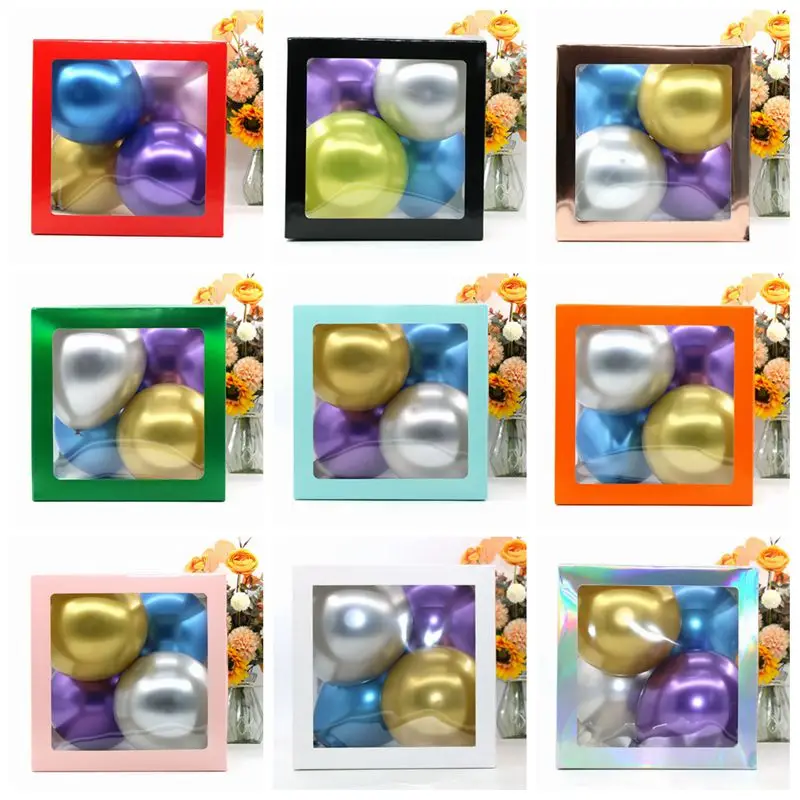 30x30x30CM-Transparent-Balloons-Box-Birthday-Party-Decorations-Wedding ...