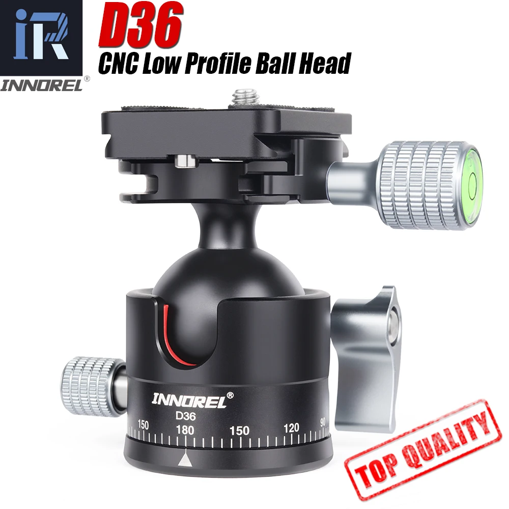 INNOREL D36 Low Profile Ball Head 36mm CNC Metal 360° Panoramic Camera ...