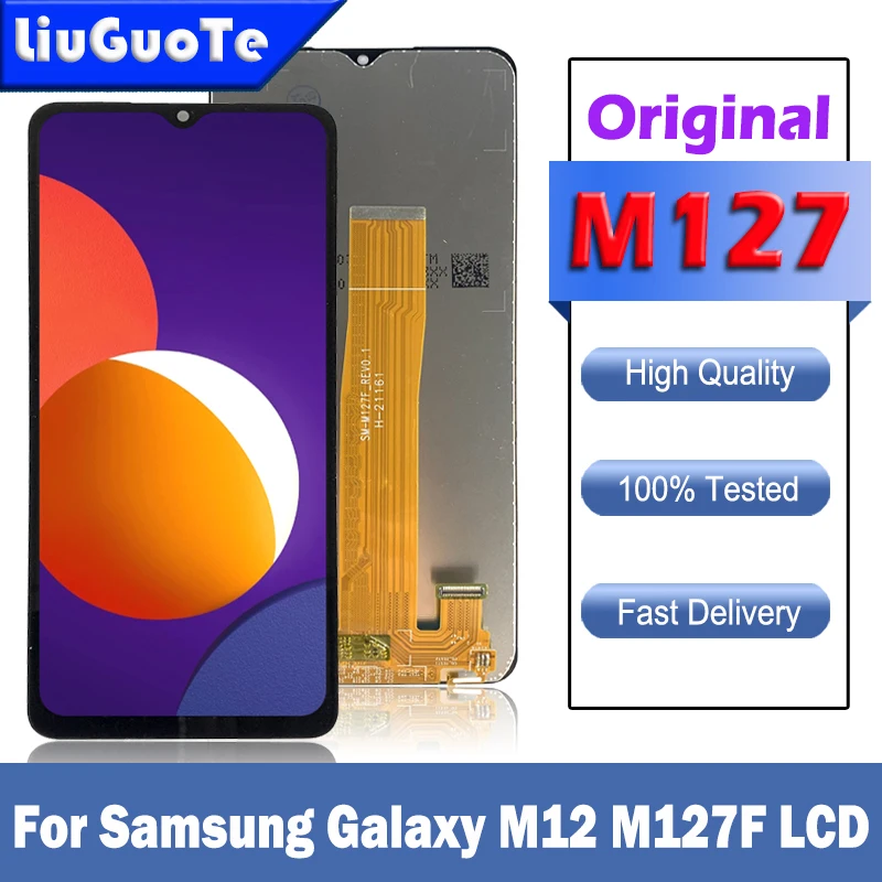 Original 6.5" Display For Samsung Galaxy M12 M127 LCD Diaplay Touch ...