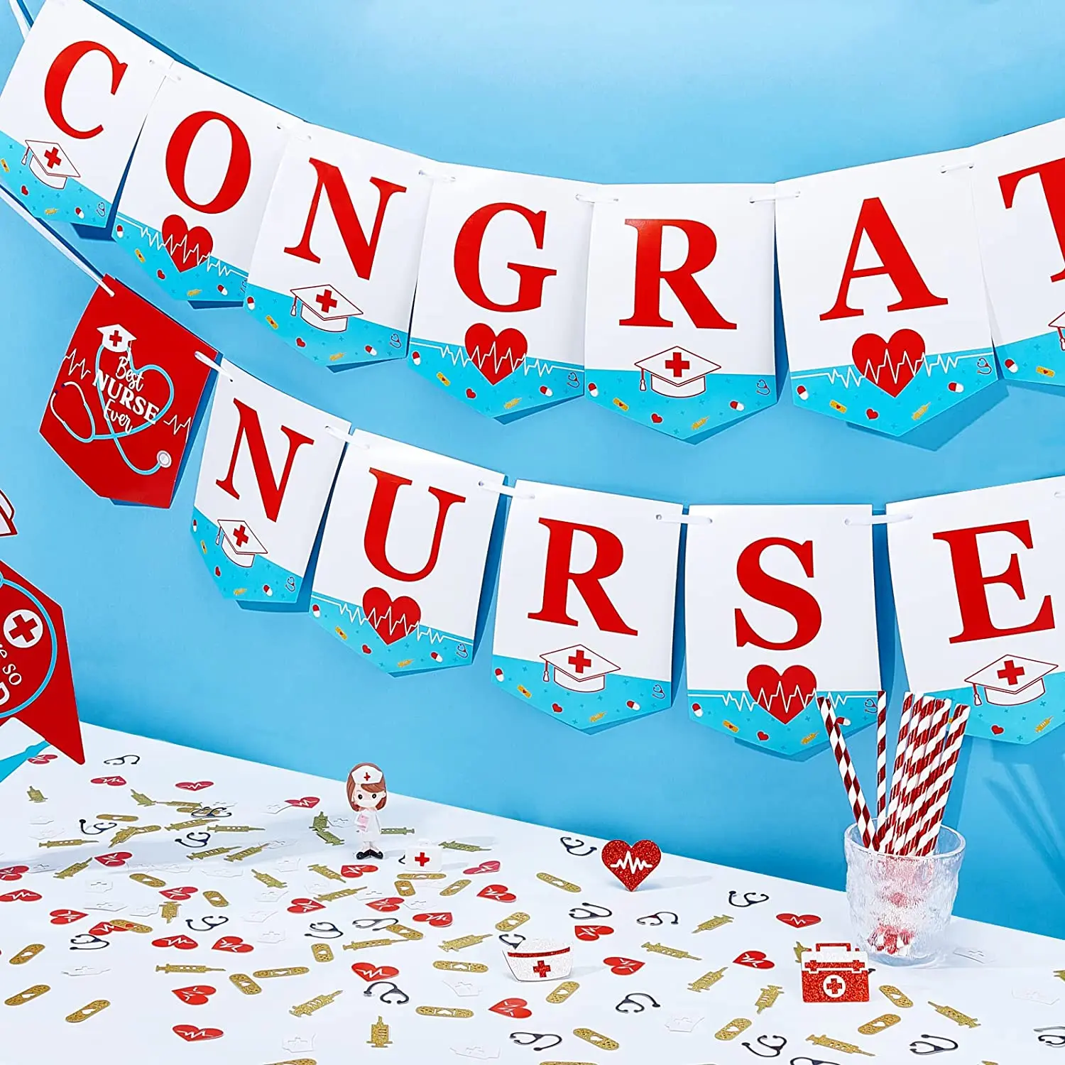 Nurse Graduation Banners TUTA Large Congrats Nurse Banner Nurse