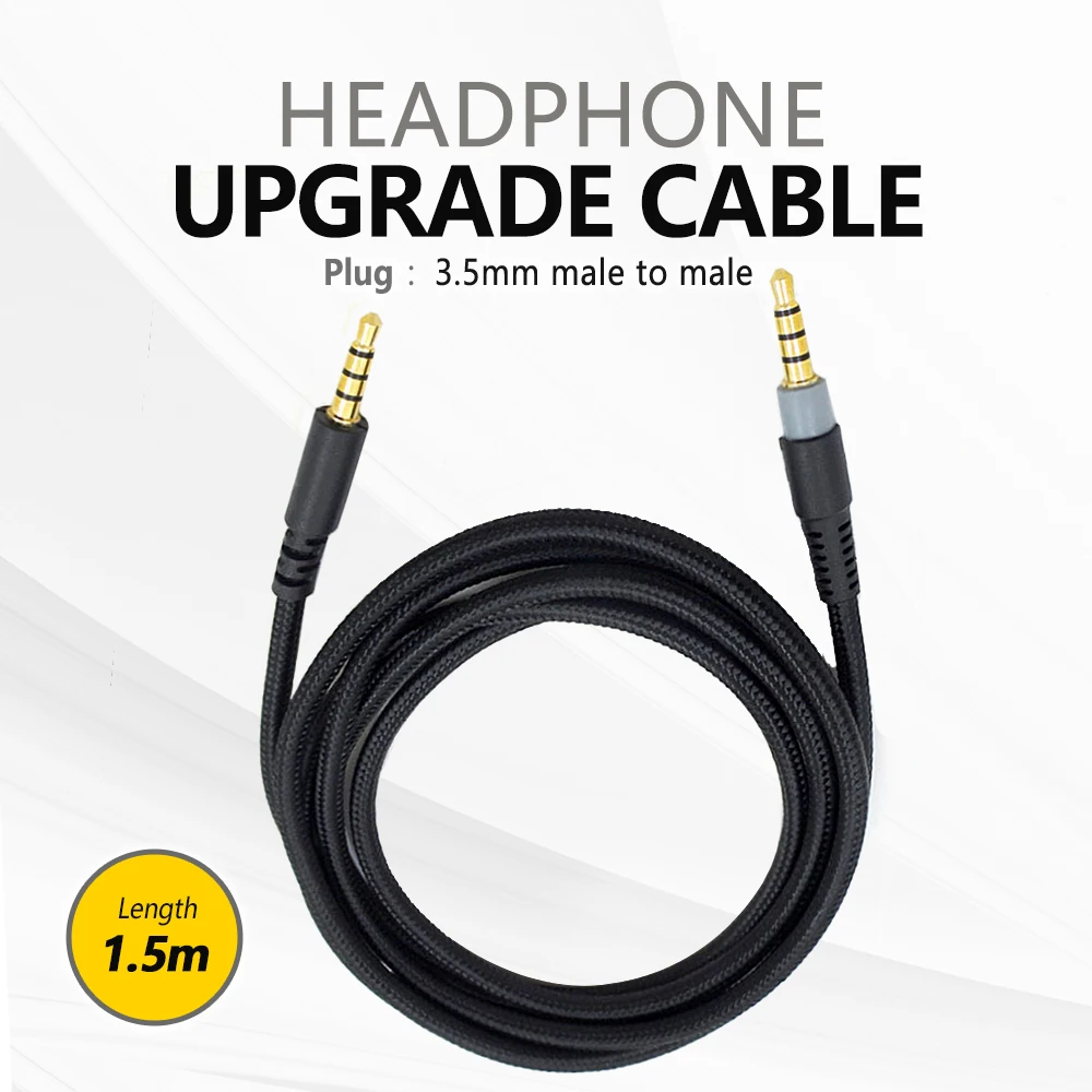 3.5MM Replacement Audio Cable Cord for Kingston HyperX Cloud Alpha ...