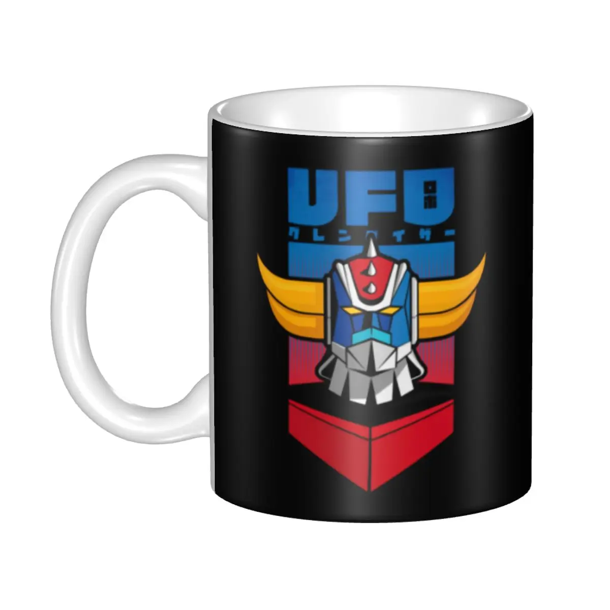 DIY Mazinger Z Anime Ceramic Mug Customized UFO Robot Goldorak Coffee ...