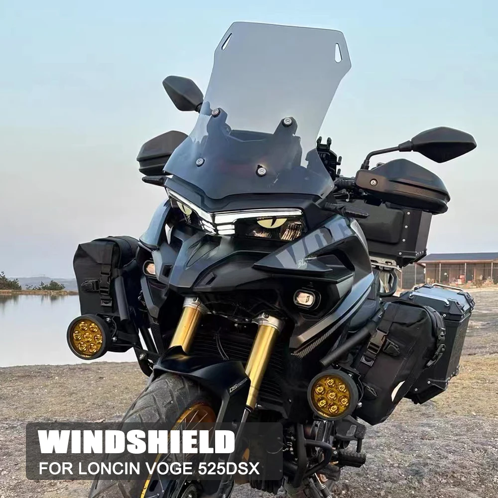 For-Loncin-VOGE-525DSX-DS525X-2022-2023-Windshield-525-DSX-New-Motorcycle-Accessories-Windshield ...