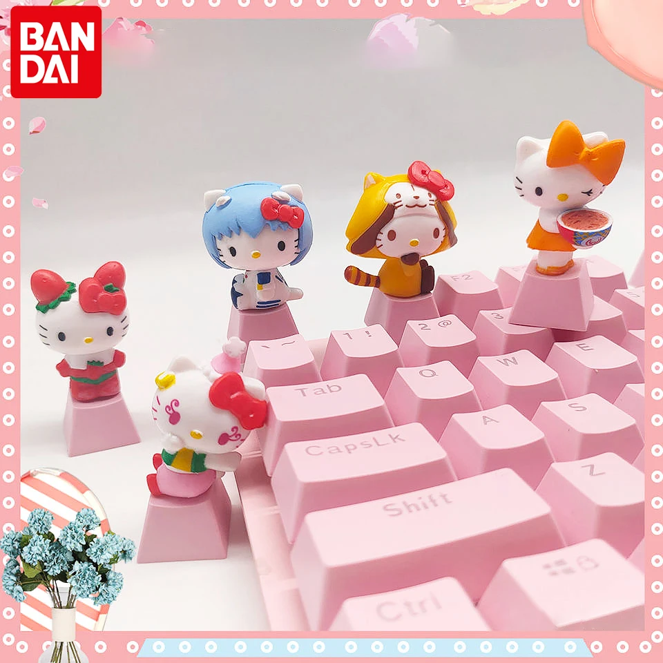 Keyboard Keycaps Hello Kitty | Kawaii Hello Kitty Keyboard - Animation ...
