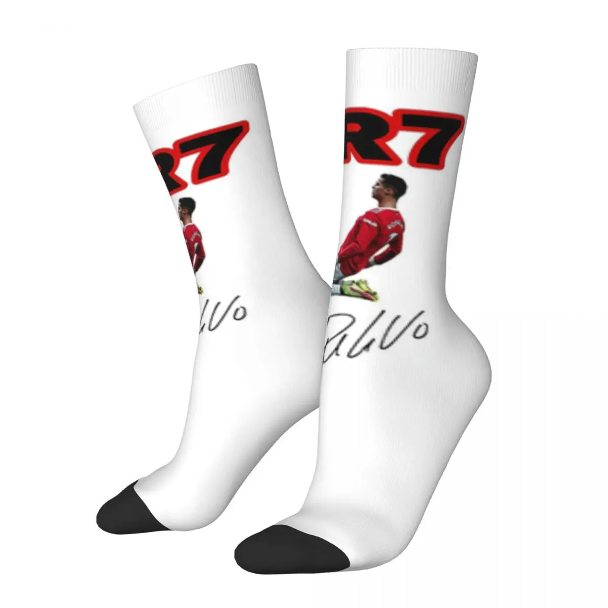 Ronaldos Football Unisex Winter Socks Hip Hop Happy Socks Street Style ...