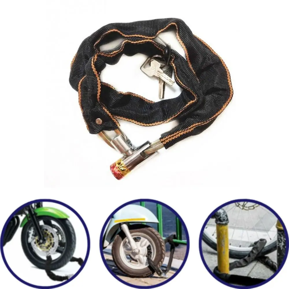 80cm-Heavy-Duty-Motorcycle-Padlock-Lock-Strong-Bike-Chain-Metal-Anti ...
