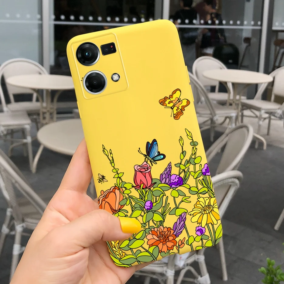Generic For Oppo Reno7 4G Case CPH2363 Oppo F21 Pro 2022 Lovely Art ...