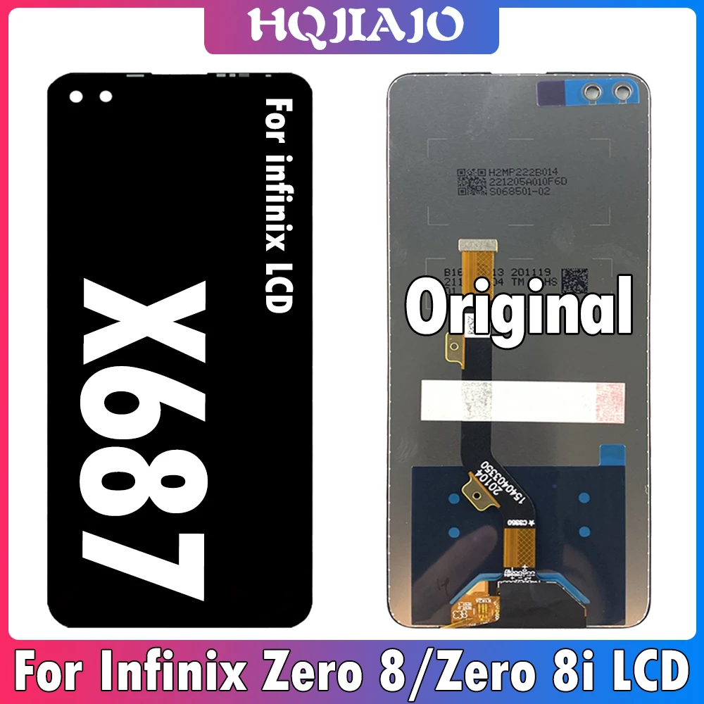 6.85inch Original For Infinix Zero 8 X687 LCD Display Touch Screen ...
