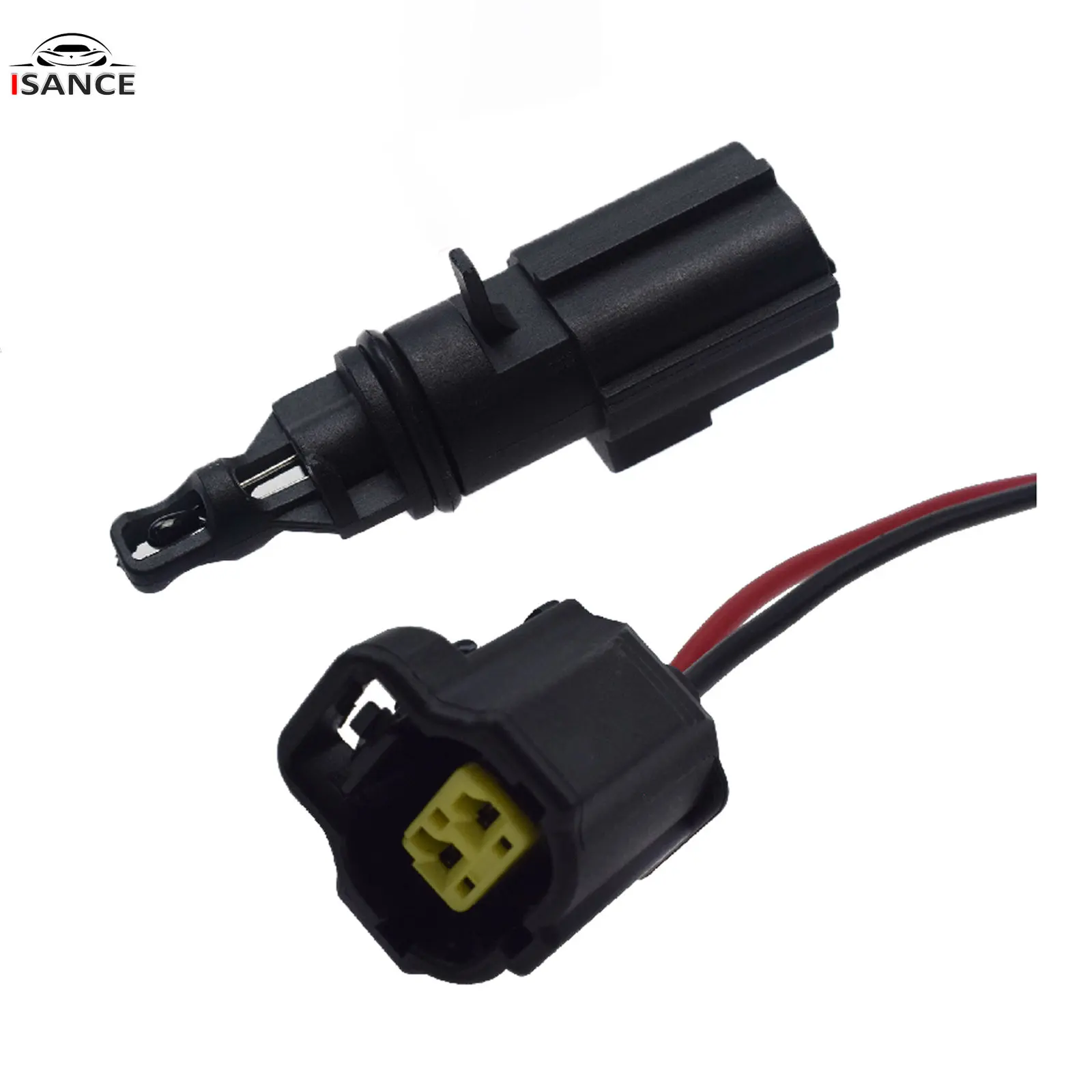 Intake-Air-Temperature-Sensor-With-Wiring-Connector-Harness-Kit ...