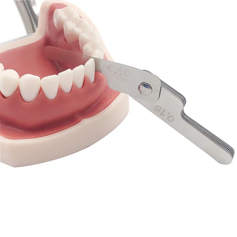 Dental-Interproximal-Measuring-Ruler-Stainless-Steel-Tooth-Gap-Measure ...