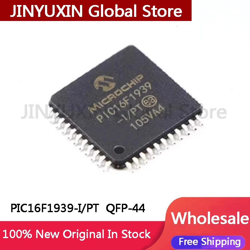 2Pcs-New-PIC16F1939-I-PT-PIC16F1939-16F1939-QFP-44-PIC-microcontroller-IC-Chip-In-Stock ...