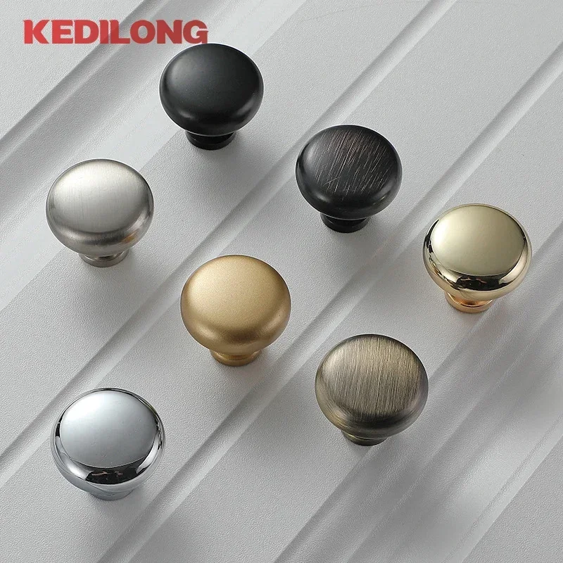 KEDLO-Single-hole-round-twisted-zinc-alloy-solid-thickened-light-luxury-Pull-knob-kitchen ...