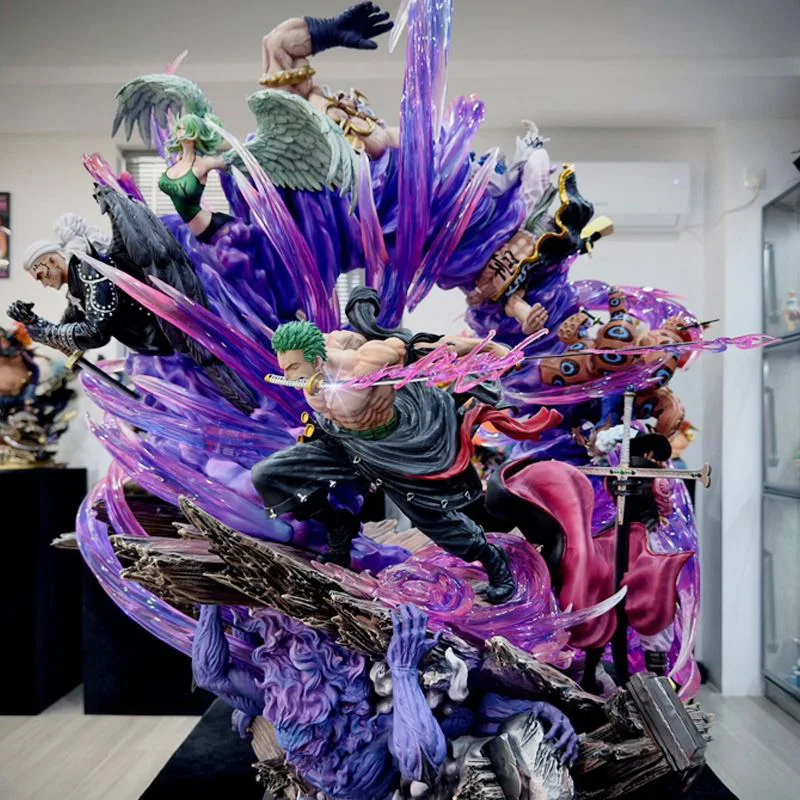 Anime-Zoro-One-Piece-GK-Roronoa-Zoro-LS-Figurines-d-action-Throne ...