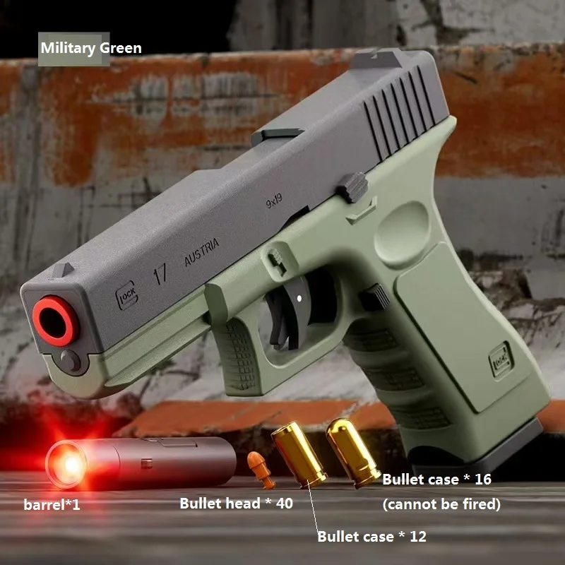 Dual-Mode-Autom-tico-Shell-Ejection-Pistol-G17-Vers-o-do-laser-Radish ...