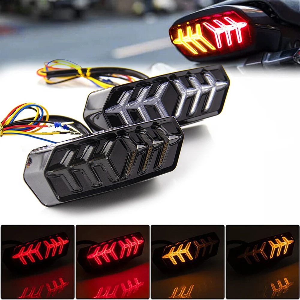 LED-Motorcycle-Tail-Light-Stop-Brake-Lamp-Rear-Warning-Turn-Signal ...