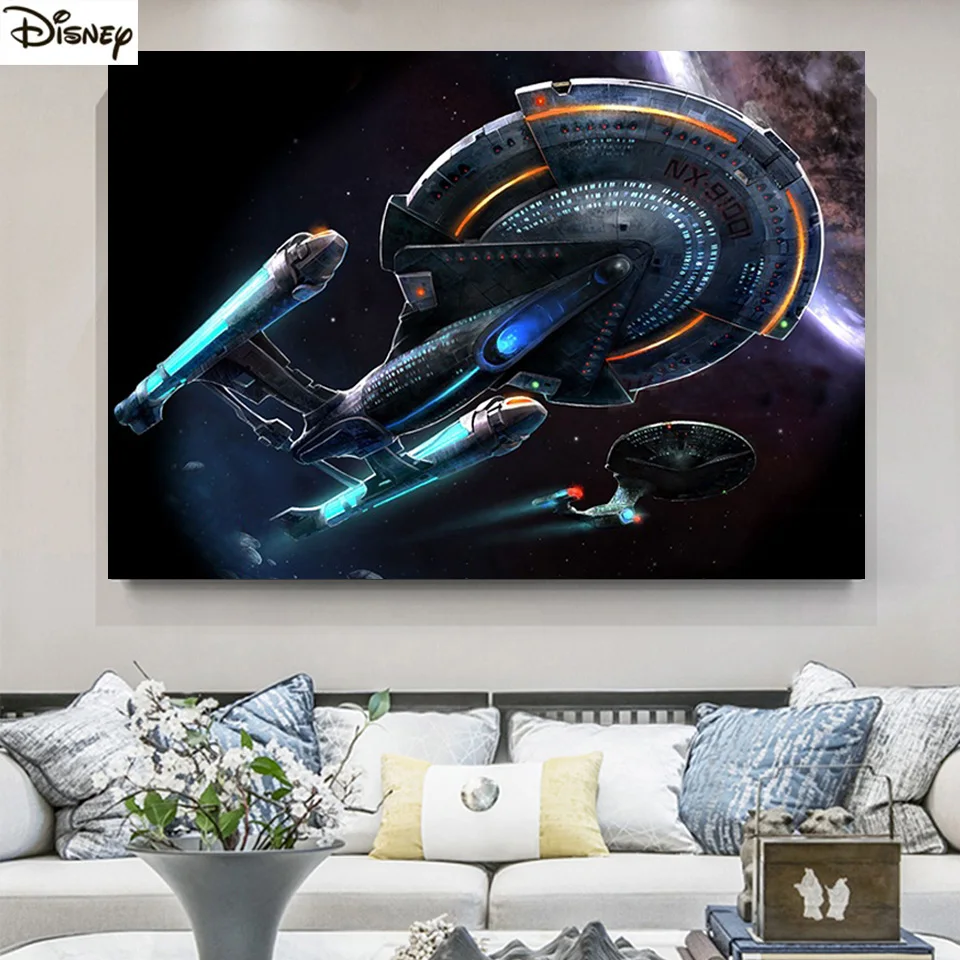 5D DIY square/round Diamond Painting Star Trek Cross Stitch Diamond ...
