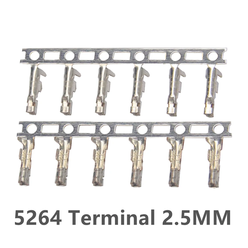 100PCS -2000PCS / LOT 5264 Connector Terminal 2.5mm DIY Metal Contact ...