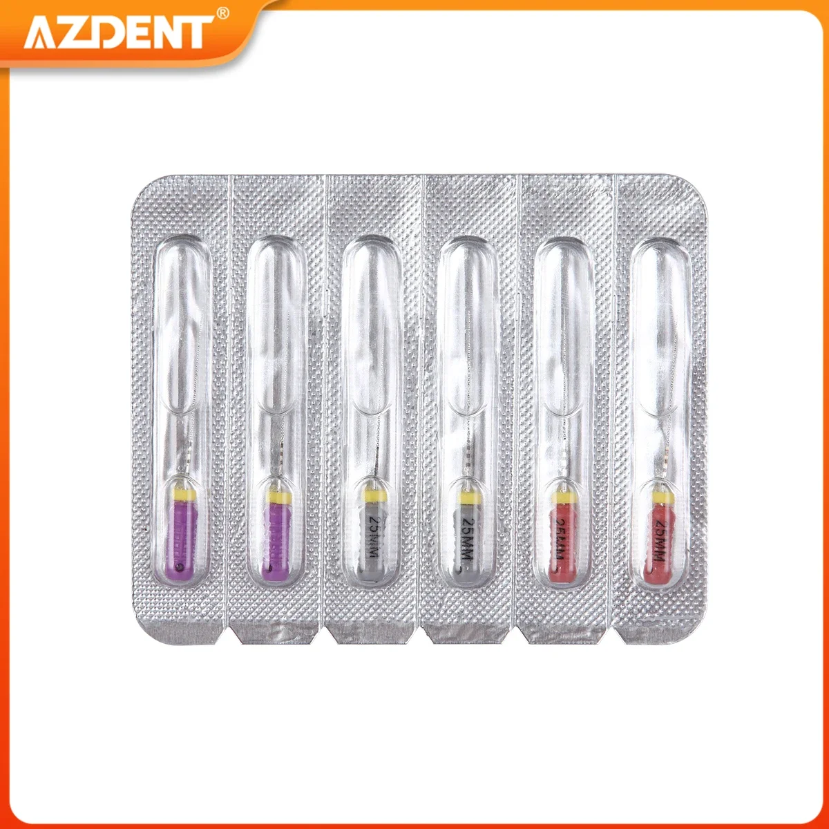AZDENT-6PCS-Pack-Dental-C-Files-Endodontics-Endo-Root-Canal-File-25mm ...