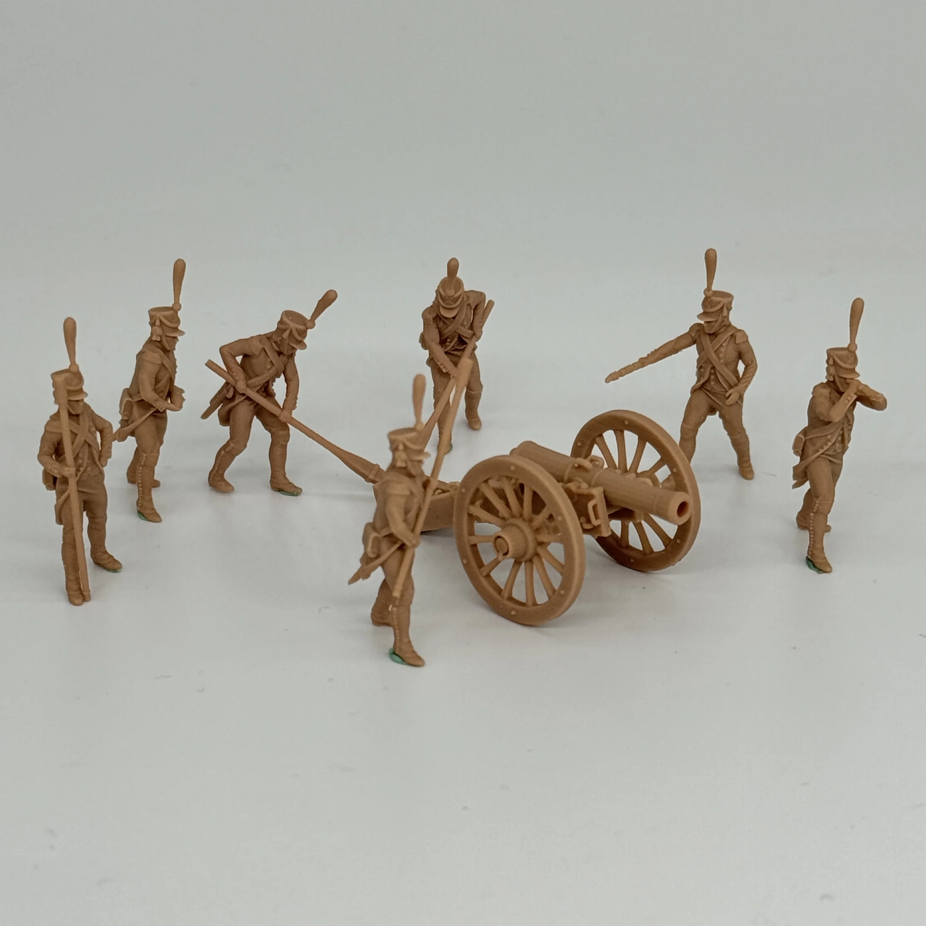 1/72 Scale Resin Model kit 7 Napoleon French infantry Artillery and ...