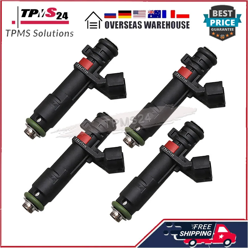 9660275780 4pcs Fuel Injector For Peugeot 307/407/508/408/308/807/3008 ...