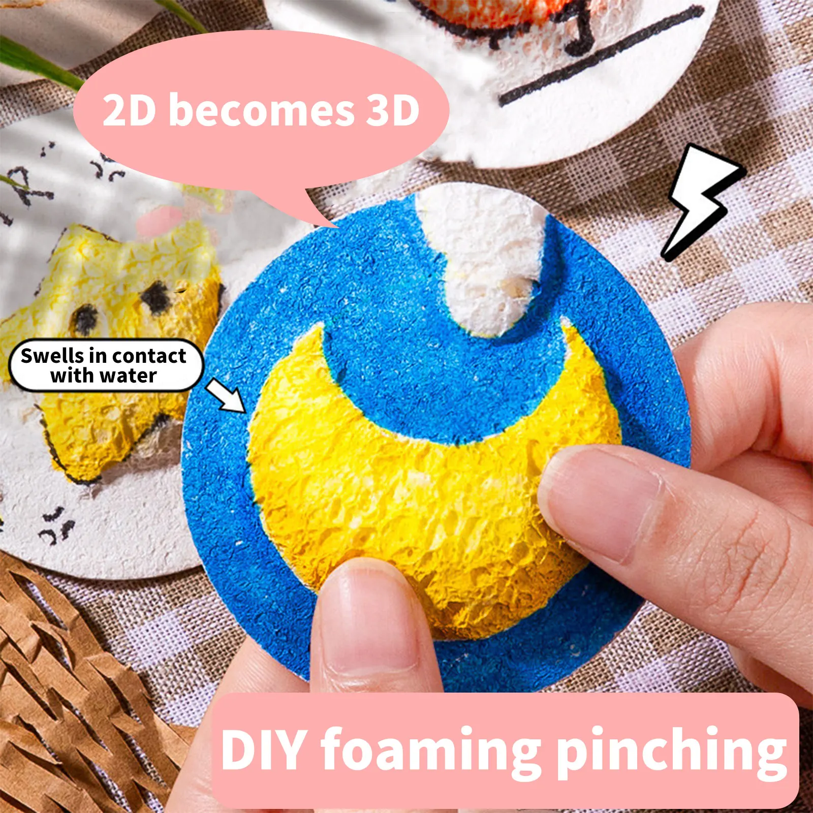 Spring Breeze Magic 3D Foam Texture Painting Set Spring Breeze Valley ...