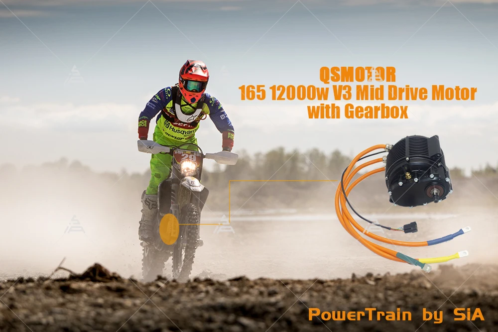 QS 12 kw Motor QSJ165A-60 V3 QS 165 Motor with Gearbox