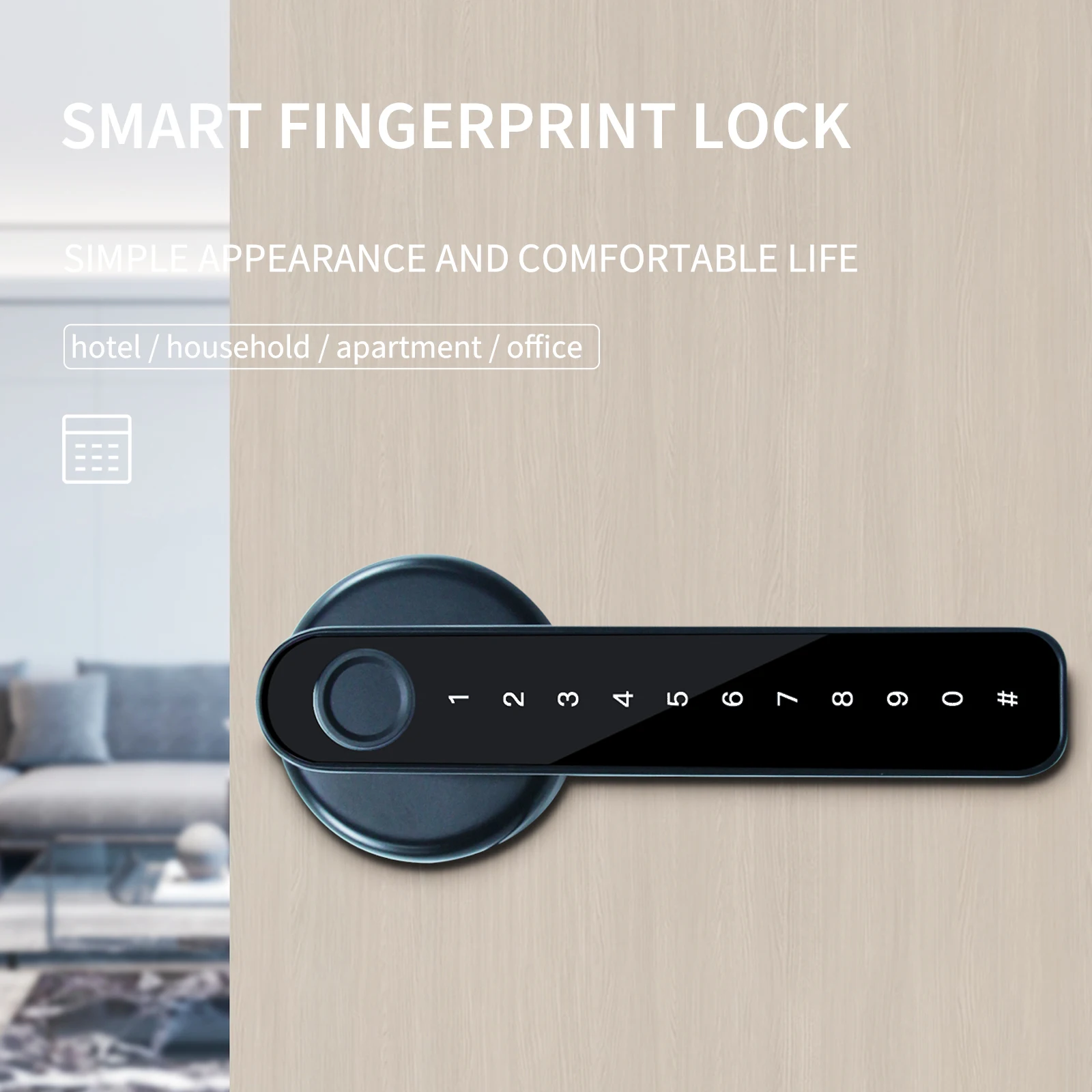 PHIPULO-Smart-Door-Lock-Biometric-Fingerprint-Lock-Digital-Electronic ...