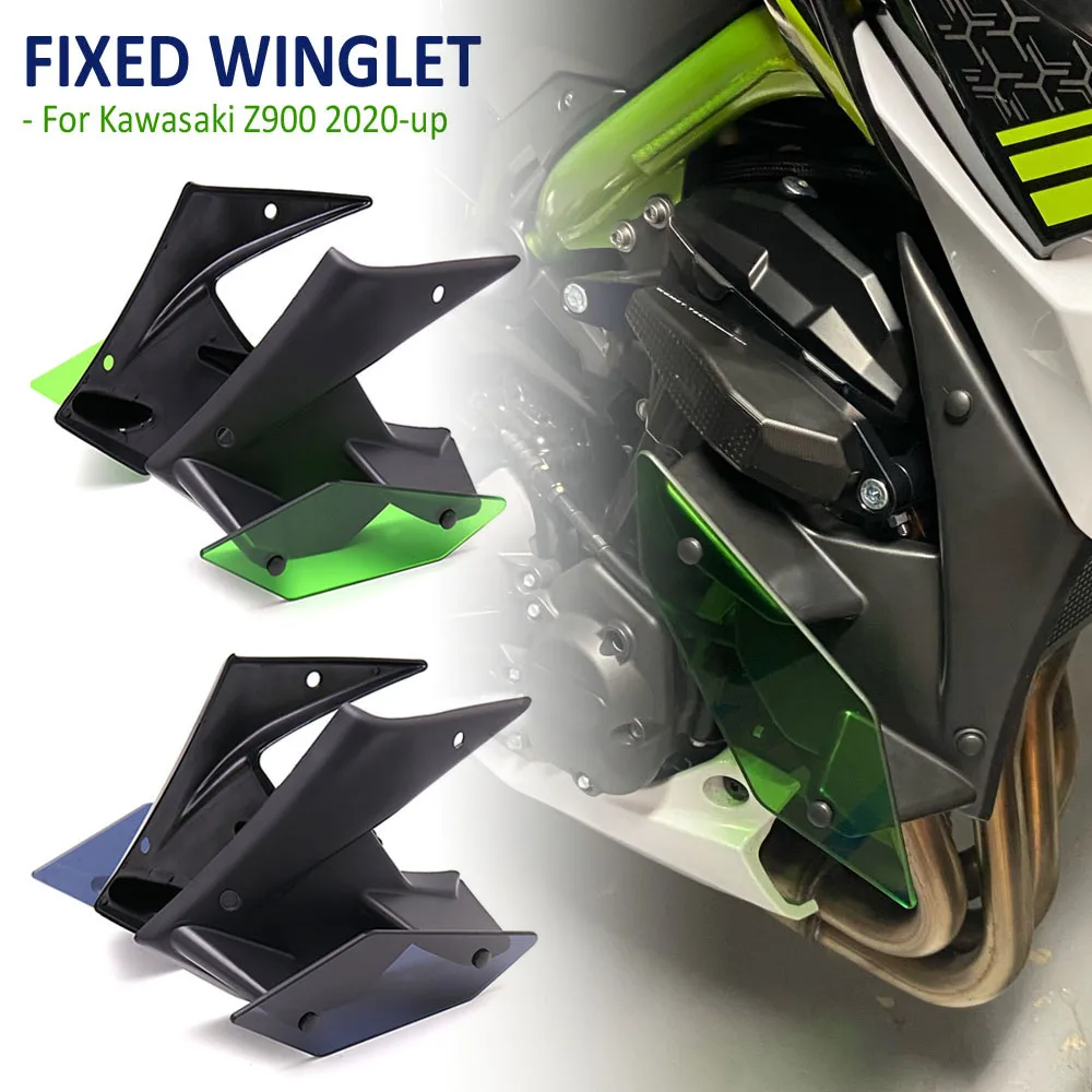 Motorcycle-Parts-Side-Downforce-Naked-Spoilers-Winglet-Fixed-Wing ...