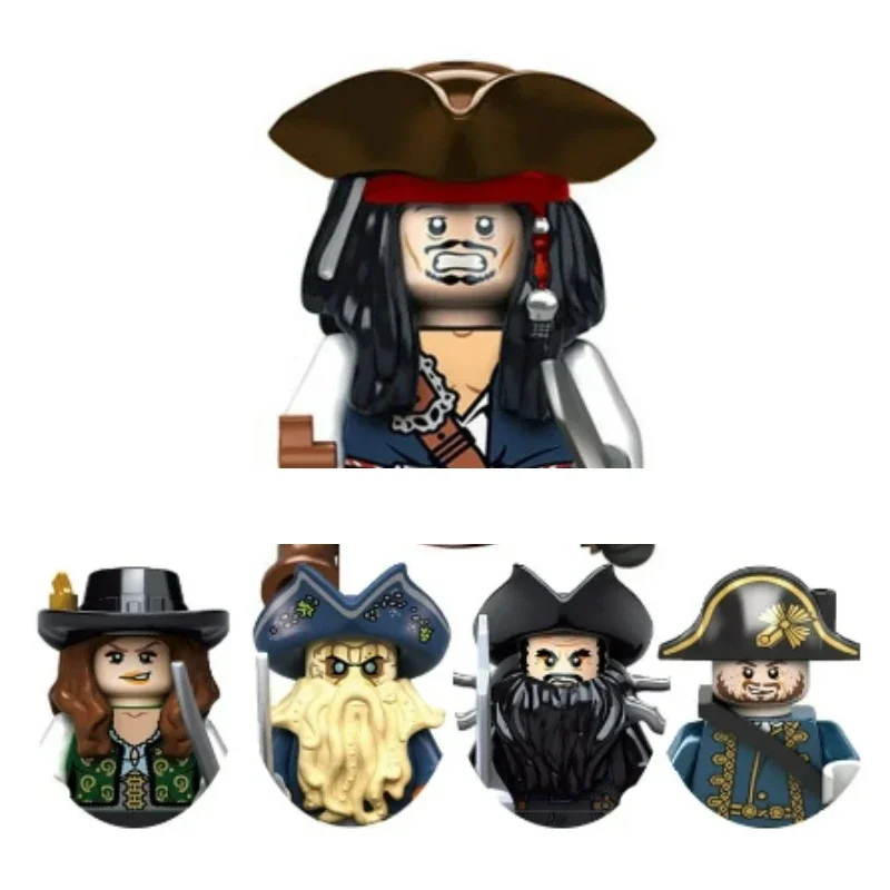 The-Caribbean-Pirates-Ghost-Zombie-Captain-Jack-Sparrow-Salazar-Davy ...