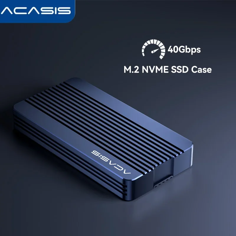 ACASIS USB-C USB4 SSD Enclosure 40Gbps, NVMe M.2 8TB Case for SSD, 2500 ...