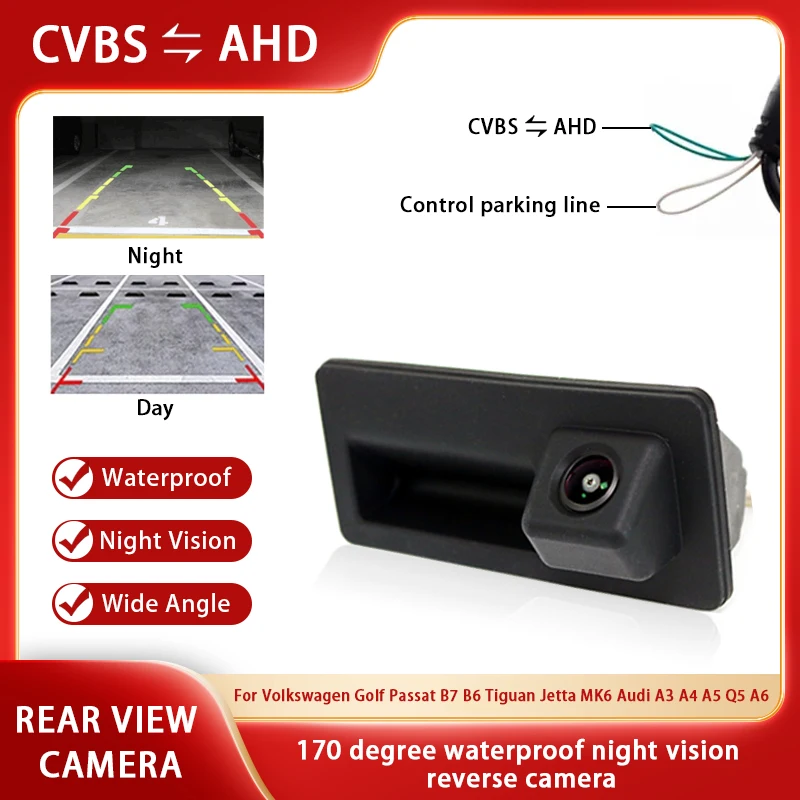 HD-Waterproof-Rearview-Reverse-Camera-for-VW-Volkswagen-Golf-Passat-B7 ...