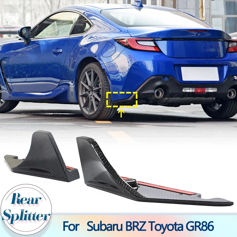 Auto Car Rear Splitters Bumper For Subaru BRZ Toyota GR86 2022 2023 ...