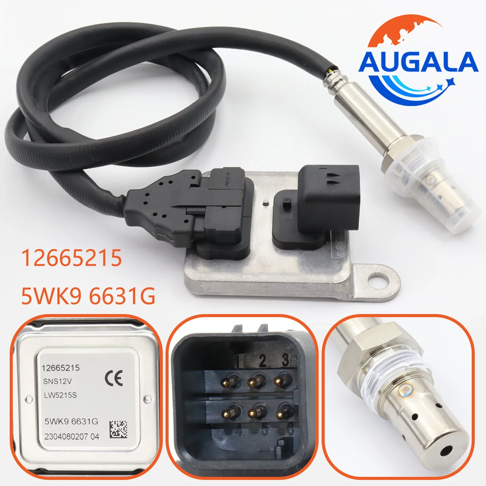 AUGALA-12V-Nitrogen-Oxide-Nox-Sensor-12665215-5WK96631G-For-2014-2016 ...