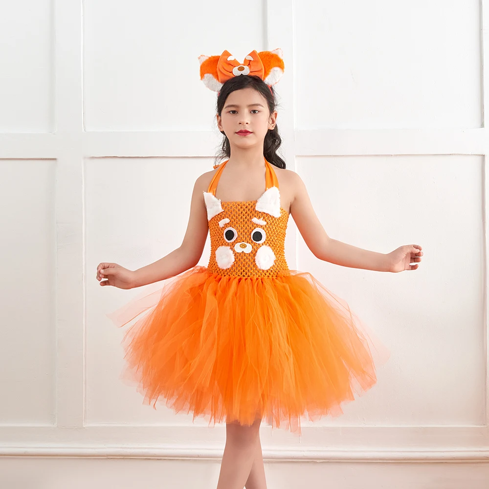 Mei Turning Red Panda Inspired para niños, vestido de tutú para niños ...