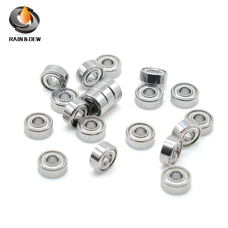 10Pcs High Quality MR1660ZZ Bearing ABEC-7 6x16x5 mm Stainless Steel ...